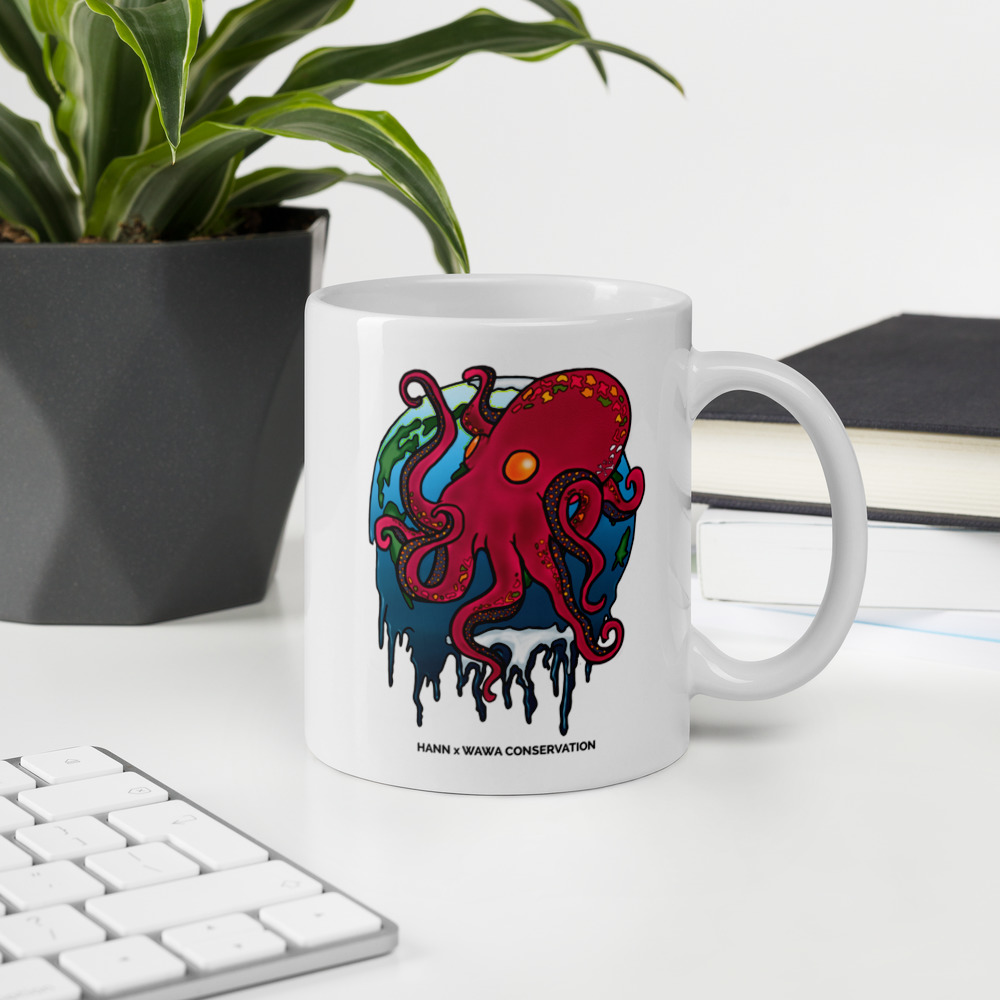 HANN x WAWA - Octoglobe - Ceramic mug - WAWA Conservation